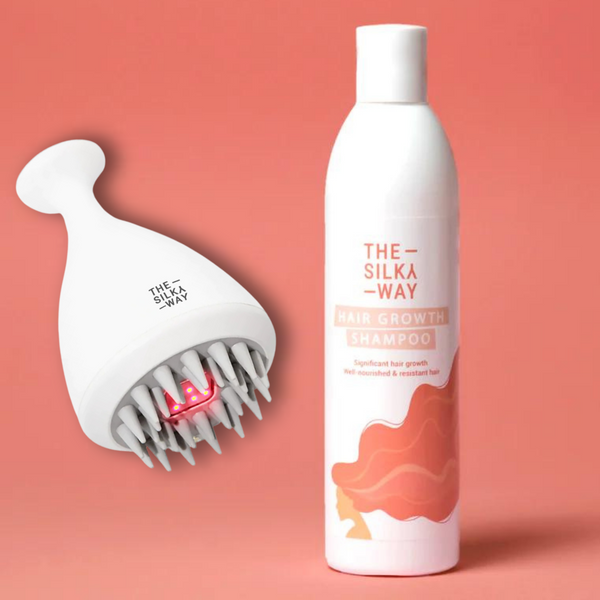 Hajnövekedést Stimuláló Fejbőr Masszírozó + Hajhullás Csökkentő Sampon ...