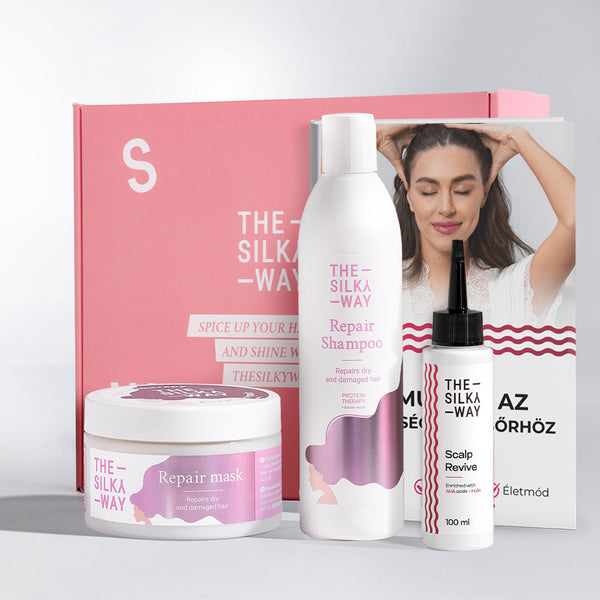 Savbázisú Fejbőrtisztító + Hajregeneráló Maszk + Hajregeneráló Sampon ...